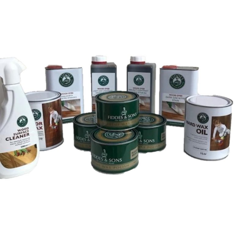 Fiddes Supreme Wax Polish Jacobean 400ml – Edging Tapes & DIY