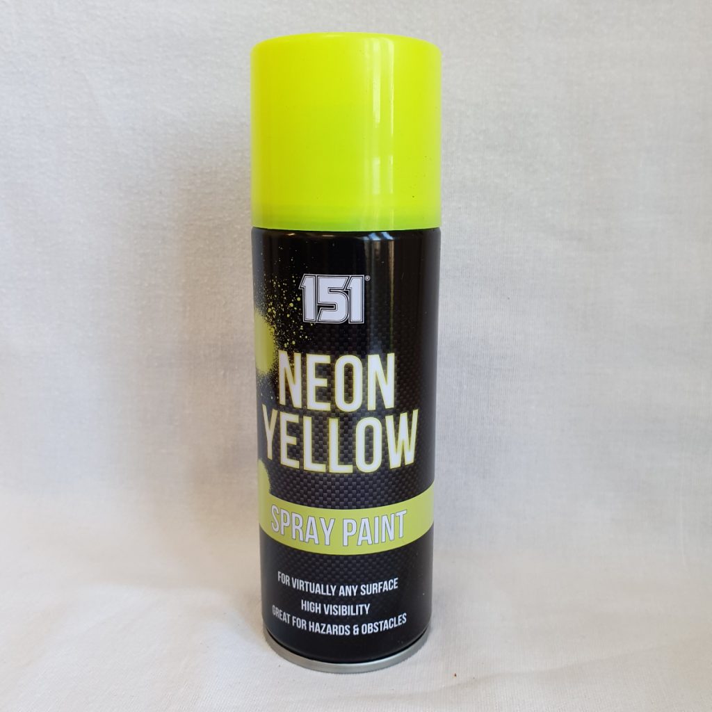Neon Yellow Spray Paint 200ml – Edging Tapes & DIY